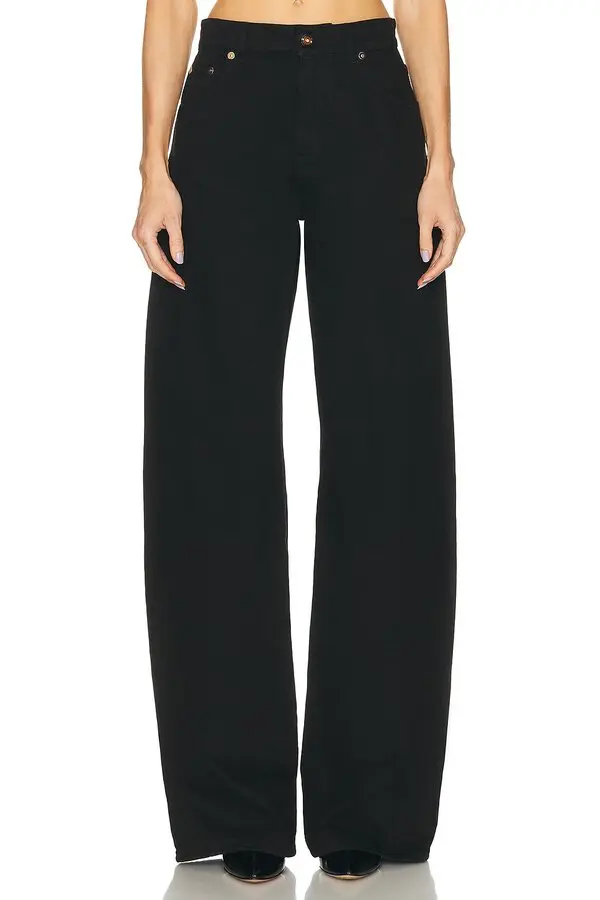 Gabriela Hearst Amoret Wide Leg - Black