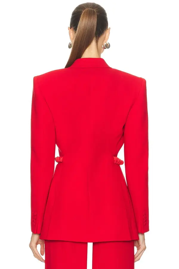 Gabriela Hearst Epona Blazer - Scarlet Red