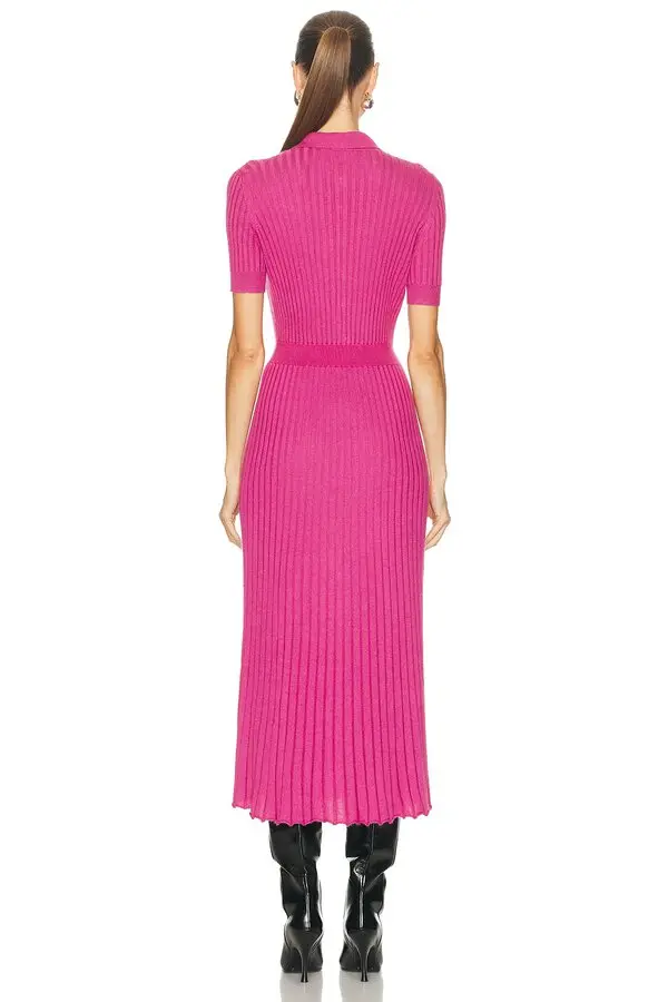 Gabriela Hearst Amor Dress - Fuchsia
