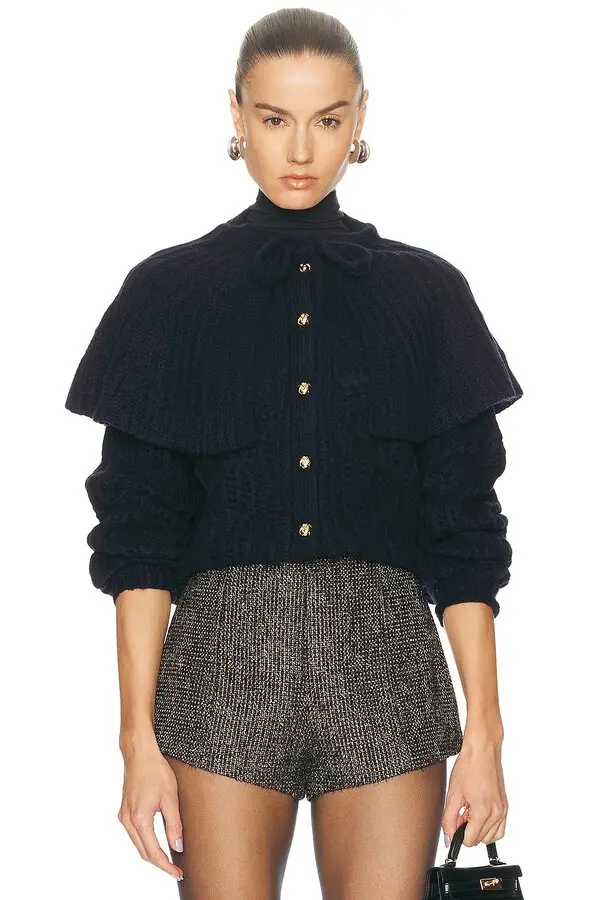 FRAME Cape Sweater - Navy