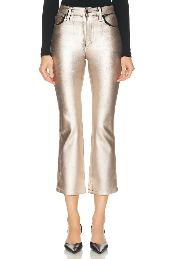 FRAME The Reboot Crop Jeans - Champagne Coated