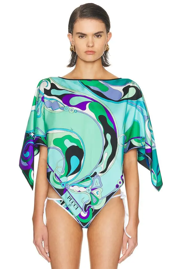Emilio Pucci Short Sleeve Blouse