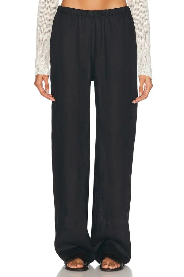 Enza Costa Faux Leather Pants