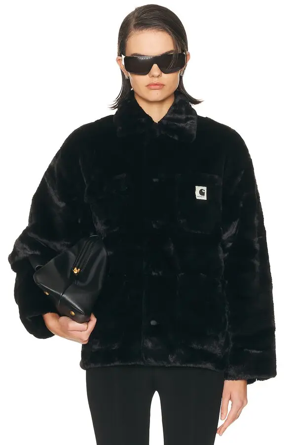 Carhartt Work In Progress Olney Michigan Coat - Black