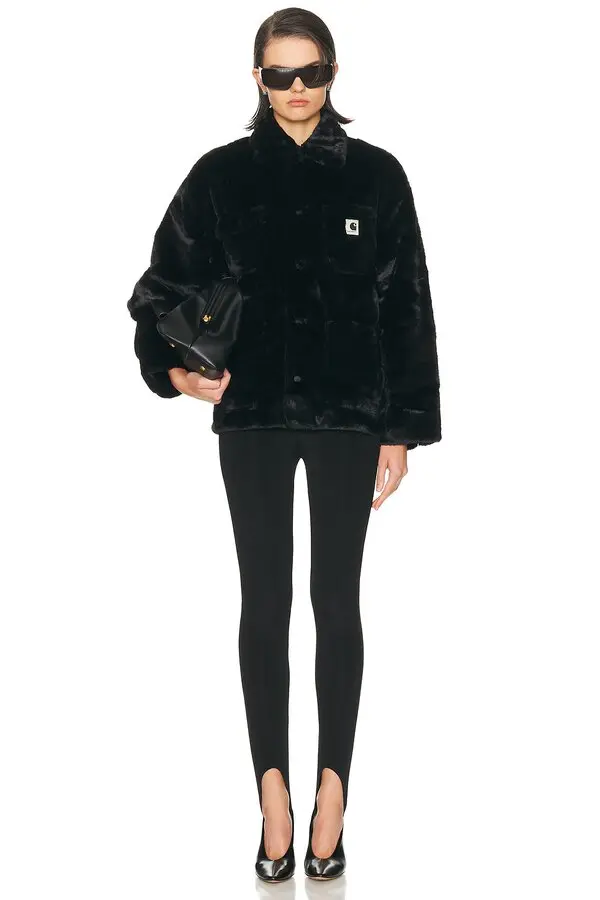Carhartt Work In Progress Olney Michigan Coat - Black