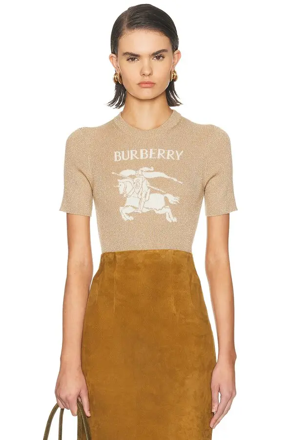 Burberry Sheila T-shirt - Archive Beige & Gold