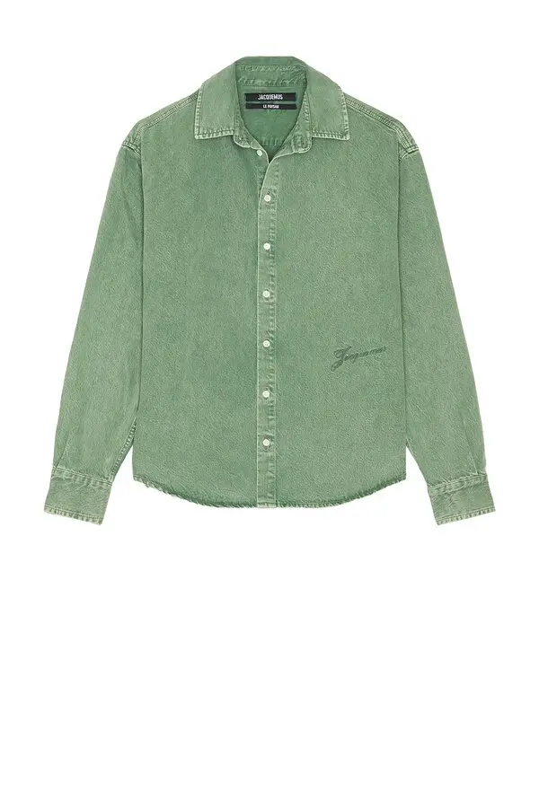 Jacquemus La Chemise De-nimes Simon - Green