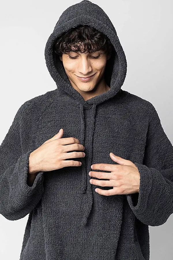 Free People Snug Blanket Hoodie - Coal
