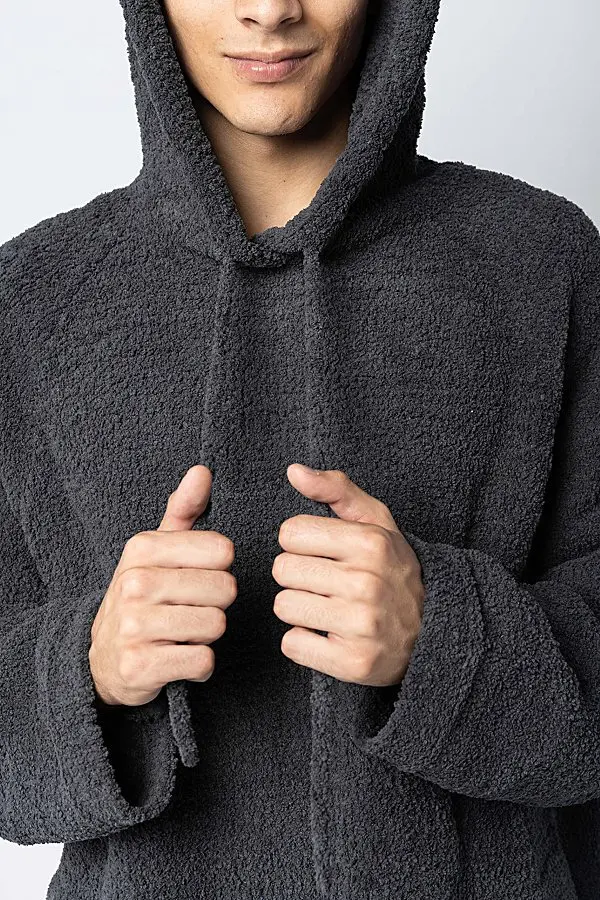 Free People Snug Blanket Hoodie - Coal