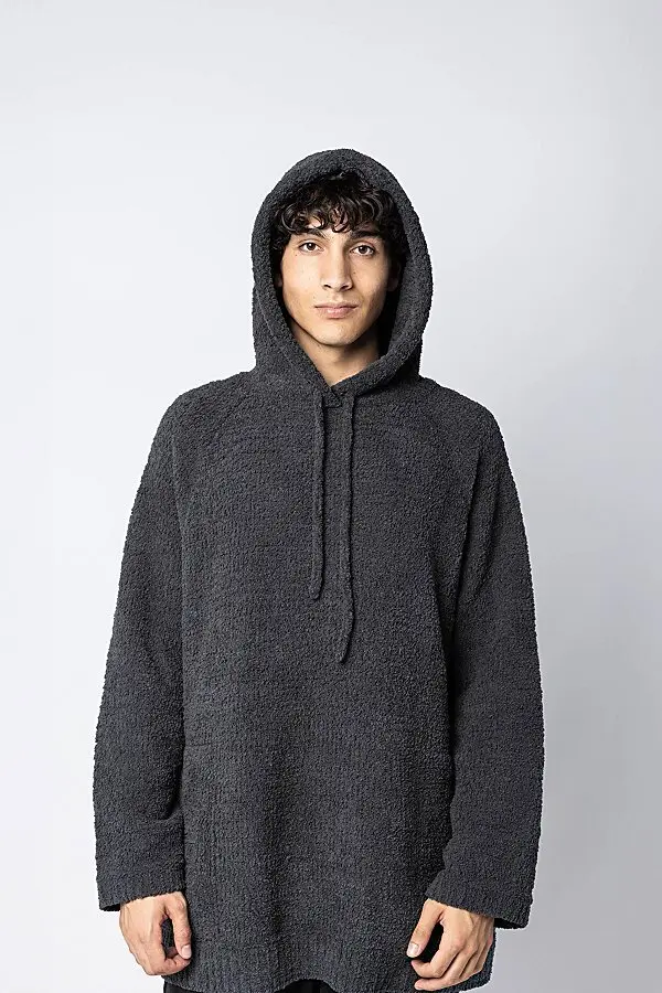 Free People Snug Blanket Hoodie - Coal