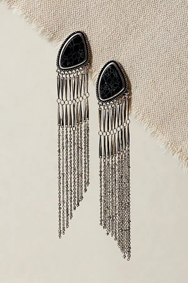 Free People Fringe Dangle Earrings