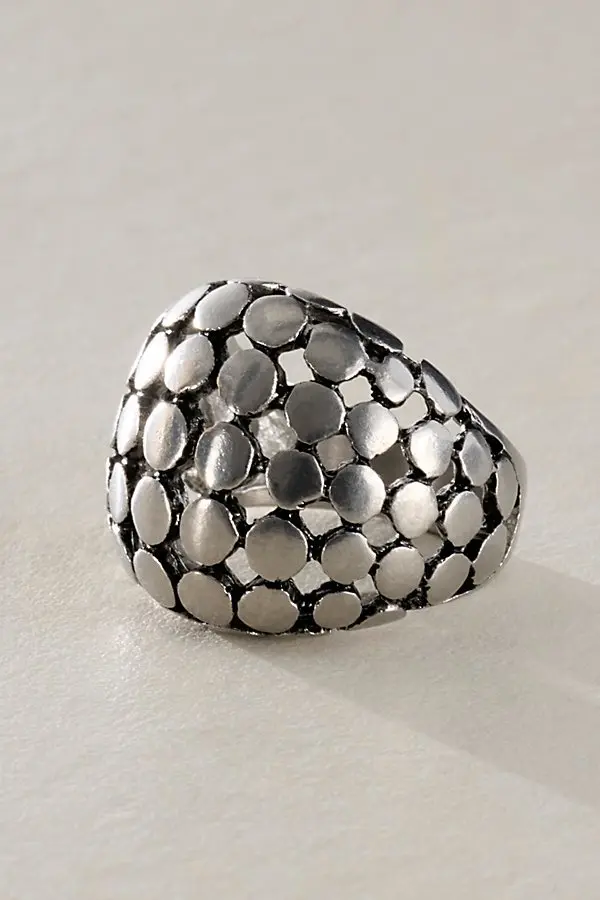 Free People Electric Statement Ring - Silver
