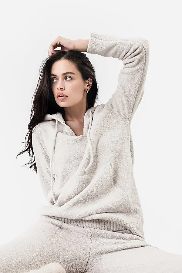 Free People Sunday Citizen Snug Lite Hoodie - Bone