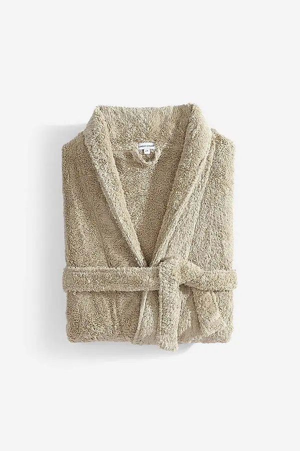 Free People Sunday Citizen Plush Bathrobe - Bare