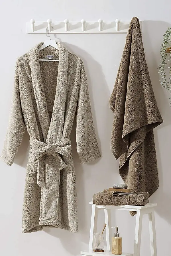 Free People Sunday Citizen Plush Bathrobe - Bare