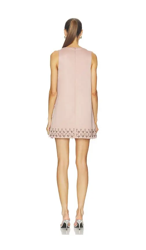 Alexis Delma Embellished Dress - Beaded Blush