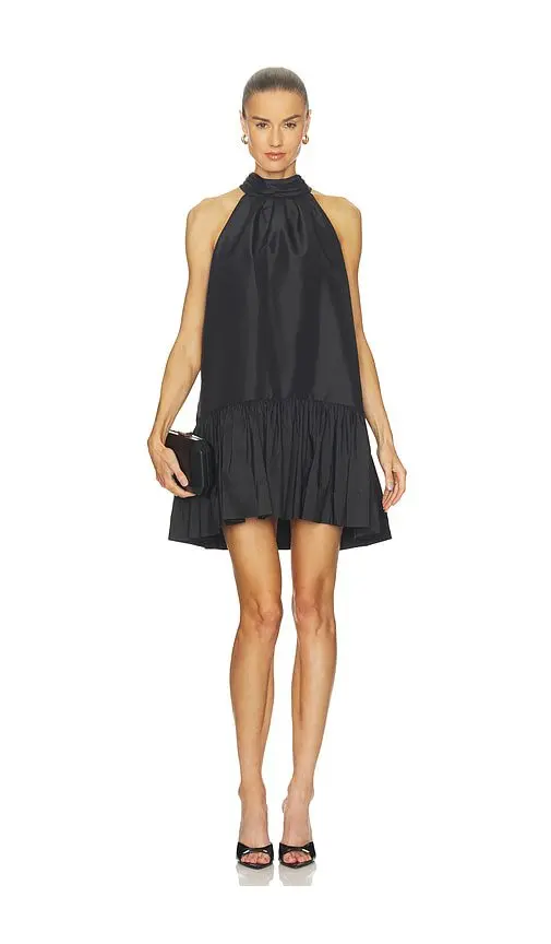 Simkhai Hope Bow Tie Mini Dress - Black