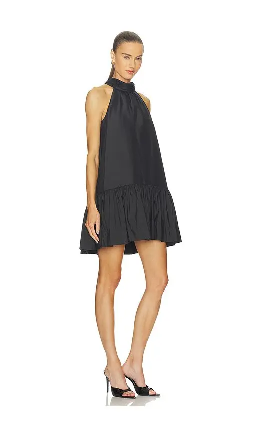 Simkhai Hope Bow Tie Mini Dress - Black