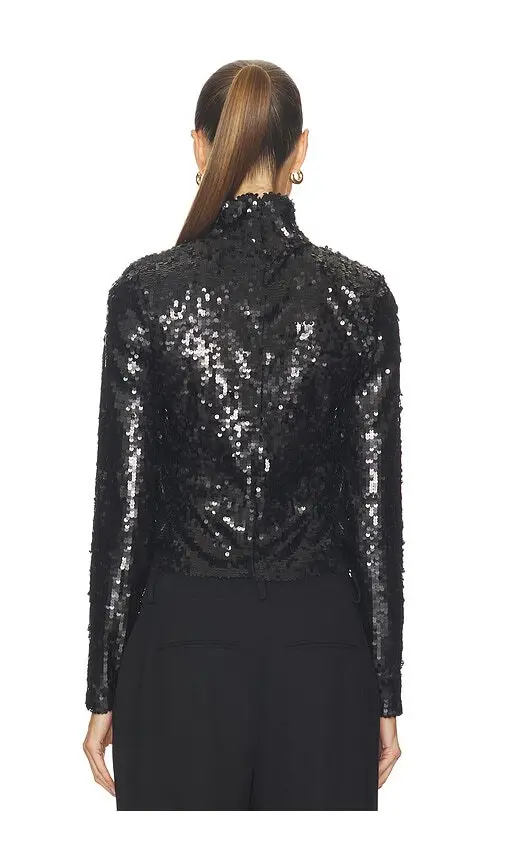 Rag & Bone Lucy Sequin Turtleneck