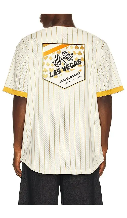 Mitchell & Ness X Mclaren Formula 1 Mesh Button Front Jersey