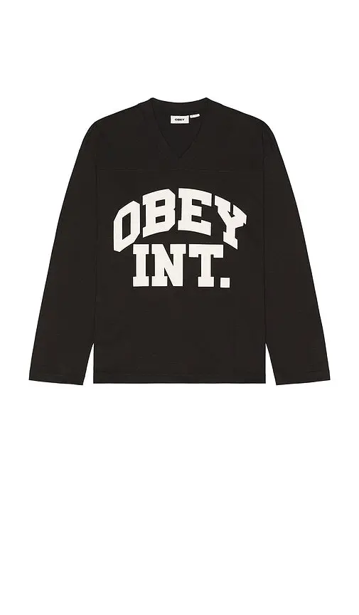 Obey Long Sleeve Football Jersey