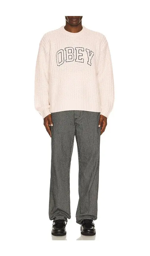 Obey Classic Baggy Plaid Denim Pants
