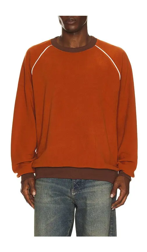 RHYTHM Pipe Polar Crewneck Pullover