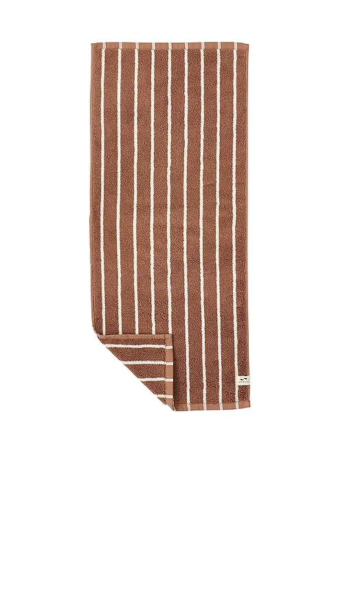 SLOWTIDE Koko Plush Hand Towel In Brown