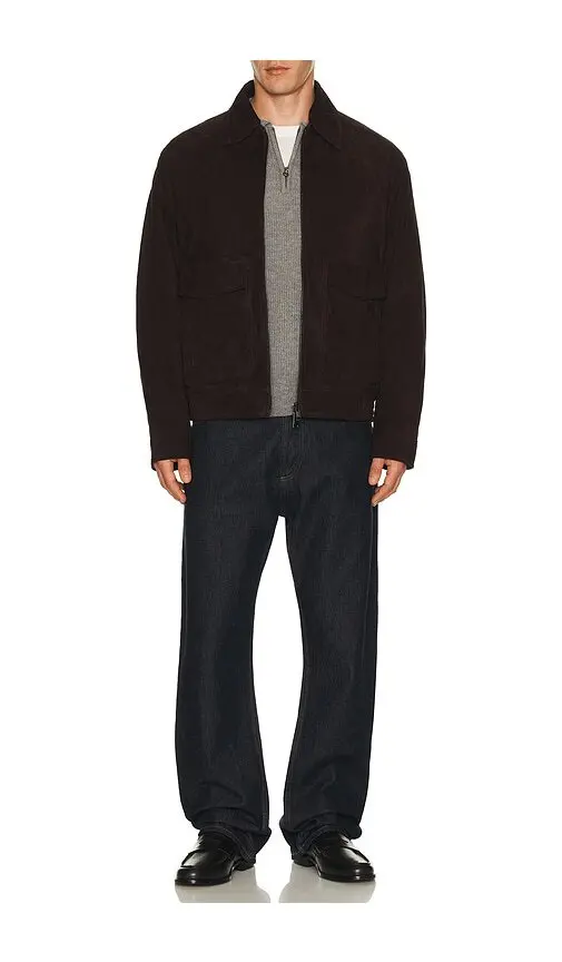 Theory Reece Aviator Bomber Jacket