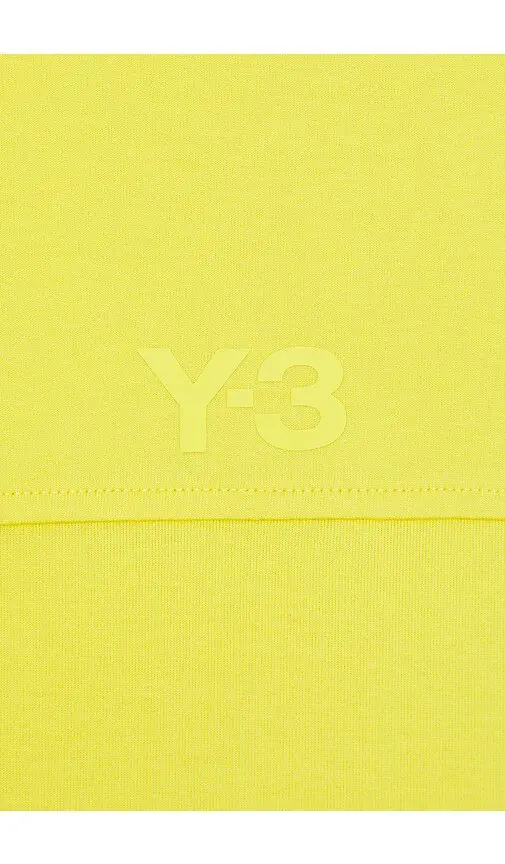 Y3 3s Tee In Yellow In Yellow