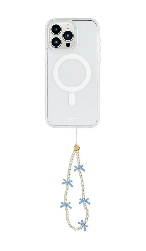 Sonix Beaded Phone Charm In Blue