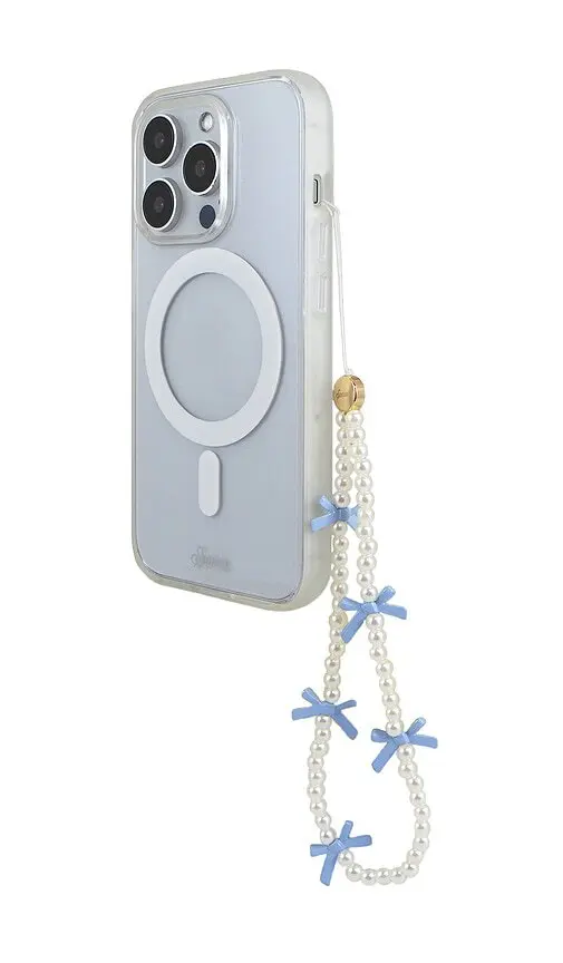 Sonix Beaded Phone Charm In Blue