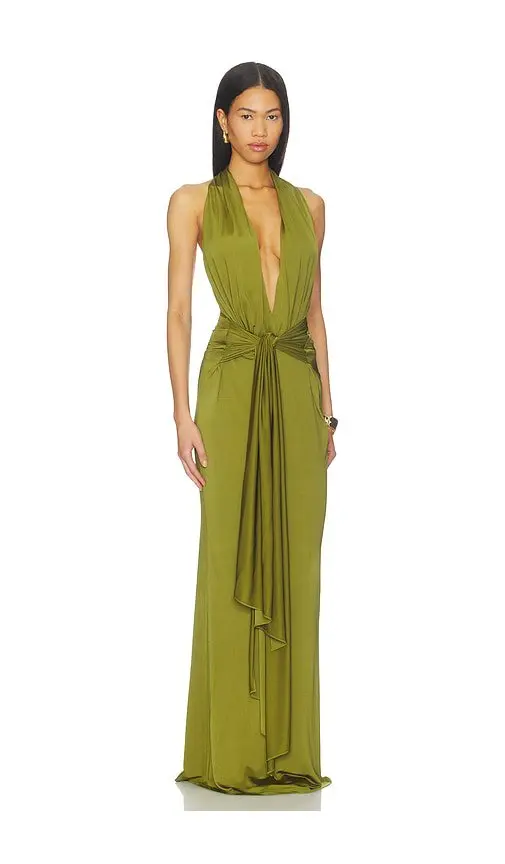 LOVERS AND FRIENDS Coralie Gown - Chartreuse | Editorialist