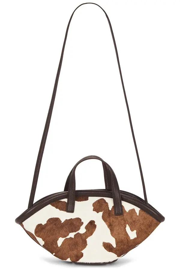 SIMONMILLER Haircalf Mini Mercado Tote Bag - Cow Print