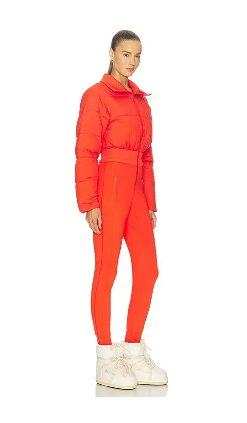 Free People Downhill Diva Ski Suit - Flame
