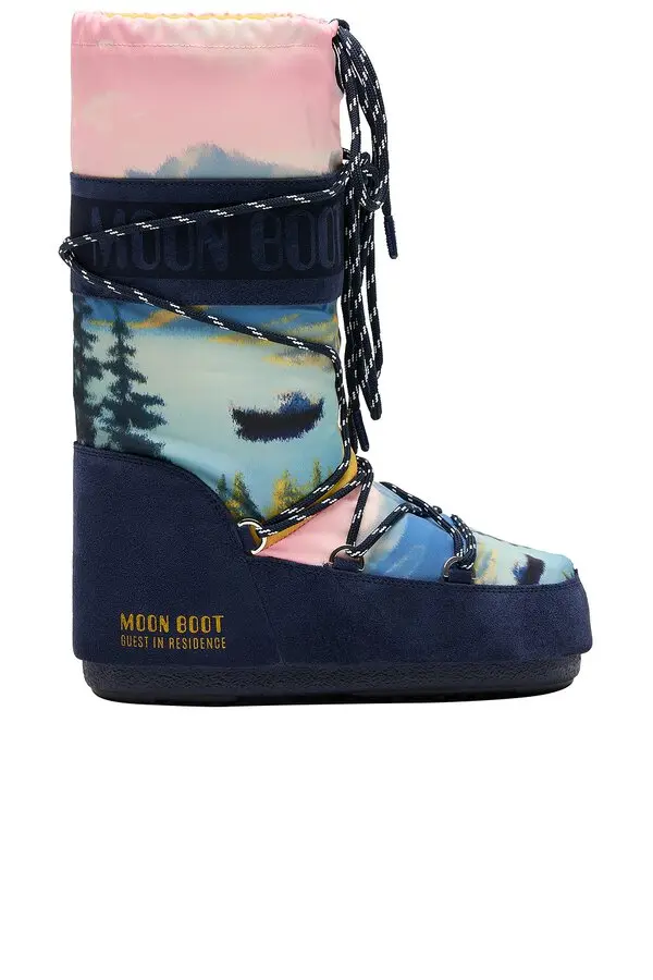 Moon Boot X Guest In Residence Icon High Postcard Boots