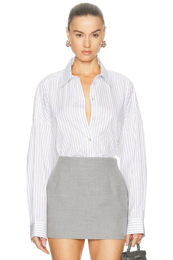 Helmut Lang Placket Cinch Shirt