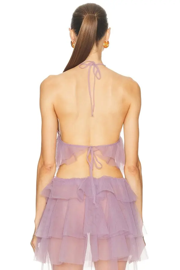 AKNVAS Bodil Ruffle Top