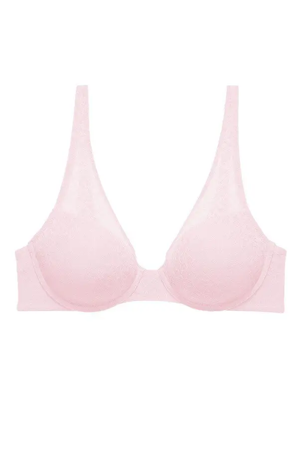 Natori Pretty Smooth Full Fit Contour Underwire Bra - Pink