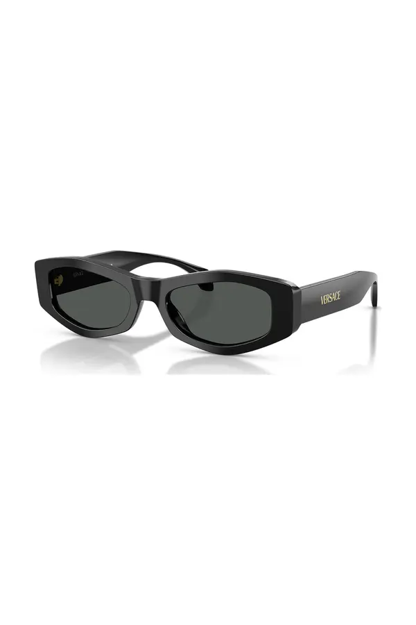 Versace Irregular Sunglasses - Black