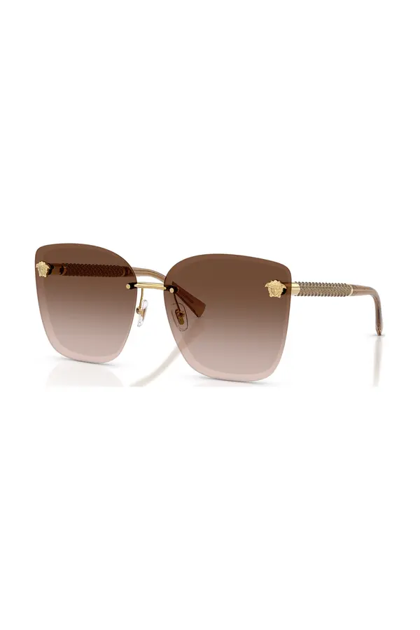 Versace Medusa Cat Eye Sunglasses - Gold