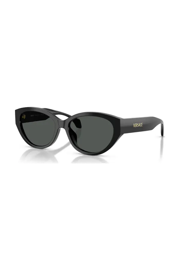 Versace Oval Frame Sunglasses - Black