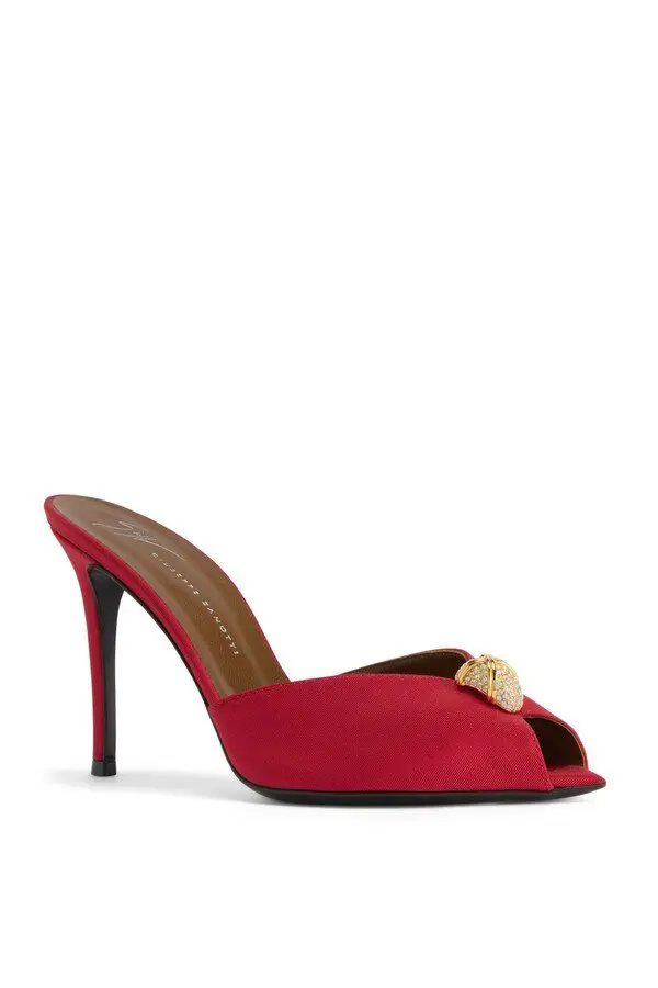 GIUSEPPE ZANOTTI Intriigo Cocktail 90 Mules - Red