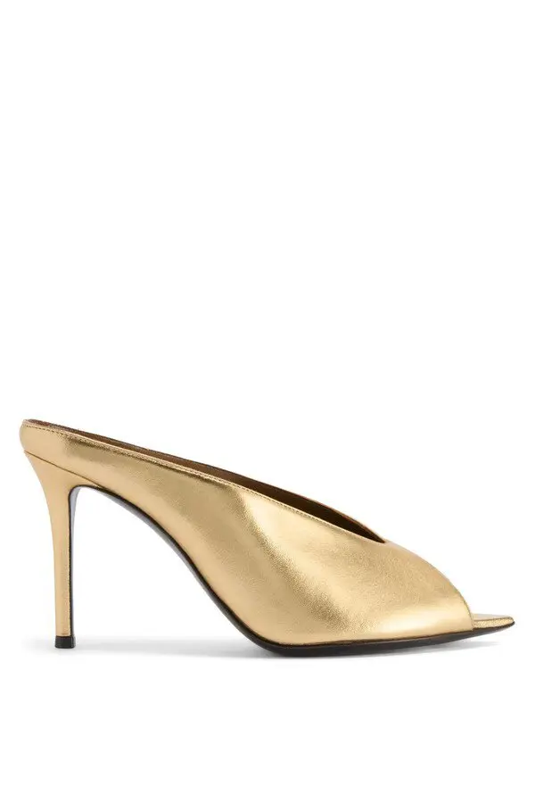 GIUSEPPE ZANOTTI Intriigo Cluedo 90 Mules - Gold