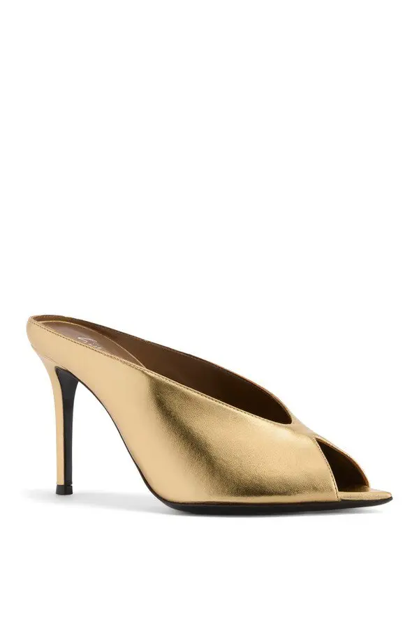 GIUSEPPE ZANOTTI Intriigo Cluedo 90 Mules - Gold