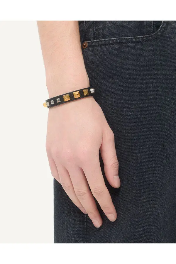 Valentino Garavani Rockstud Bracelet - Black