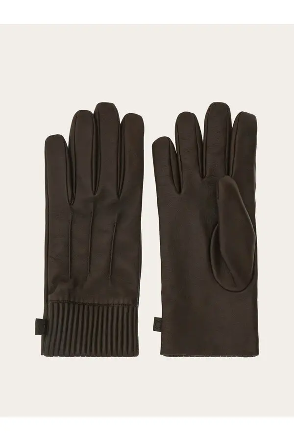 FERRAGAMO Lined Gloves - Red