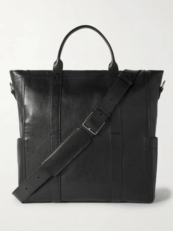 METIER Mariner Elvis Leather Tote Bag - Black