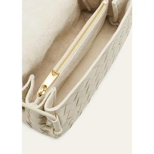 Bottega Veneta Nappa Leather Crossbody Bag - Fondant
