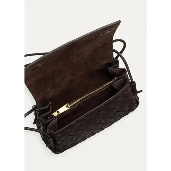 Bottega Veneta Nappa Leather Crossbody Bag - Fondant